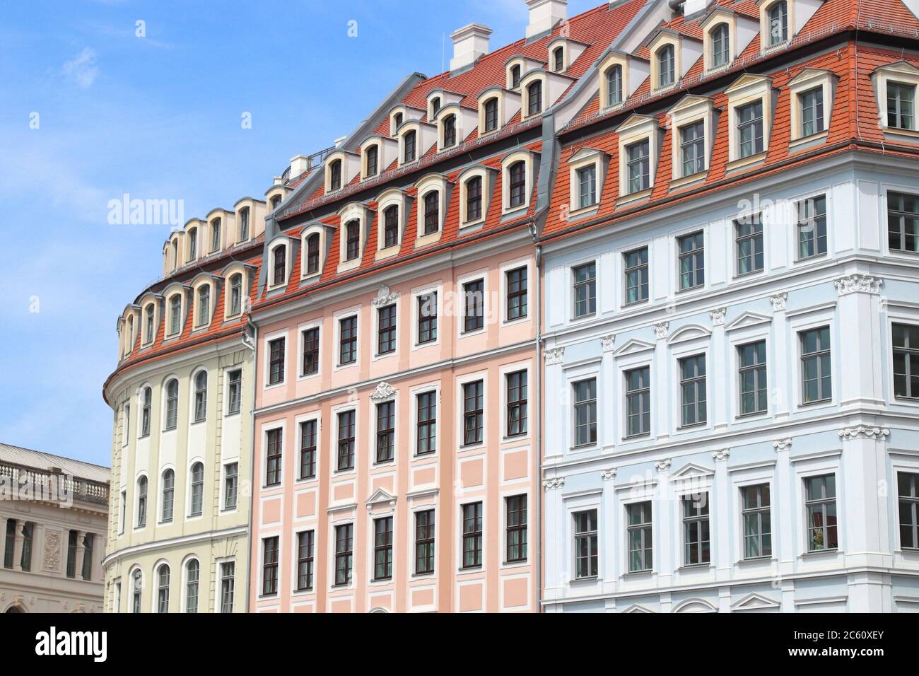 Dresden city in Germany (State of Sachsen). Old Town (Altstadt ...