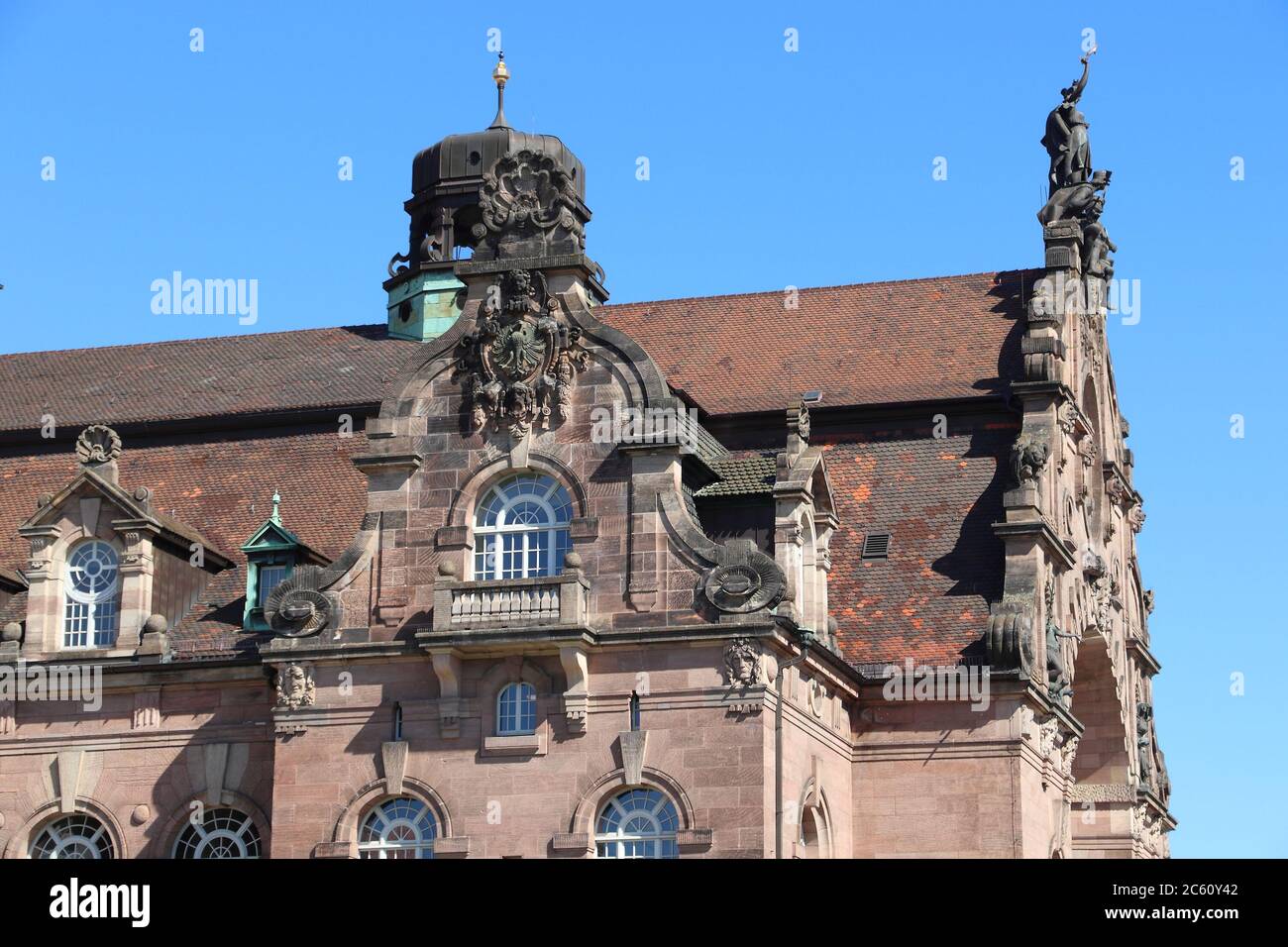 Nuremberg city, Germany. Opernhaus (Opera House) - cultural building ...