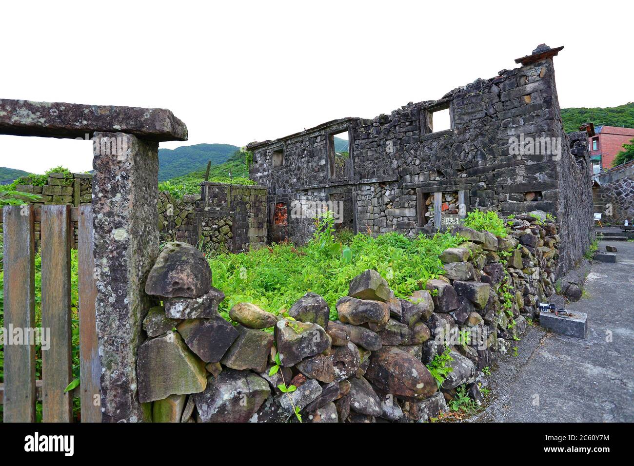 Maoao Fishing village Heritage building ruins in New Taipei City ...