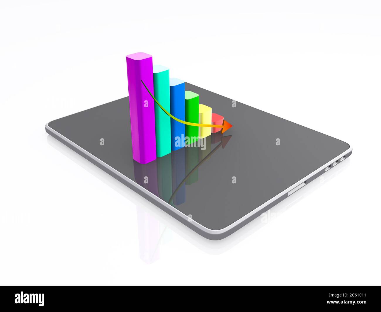 Graph going down Cut Out Stock Images & Pictures - Alamy