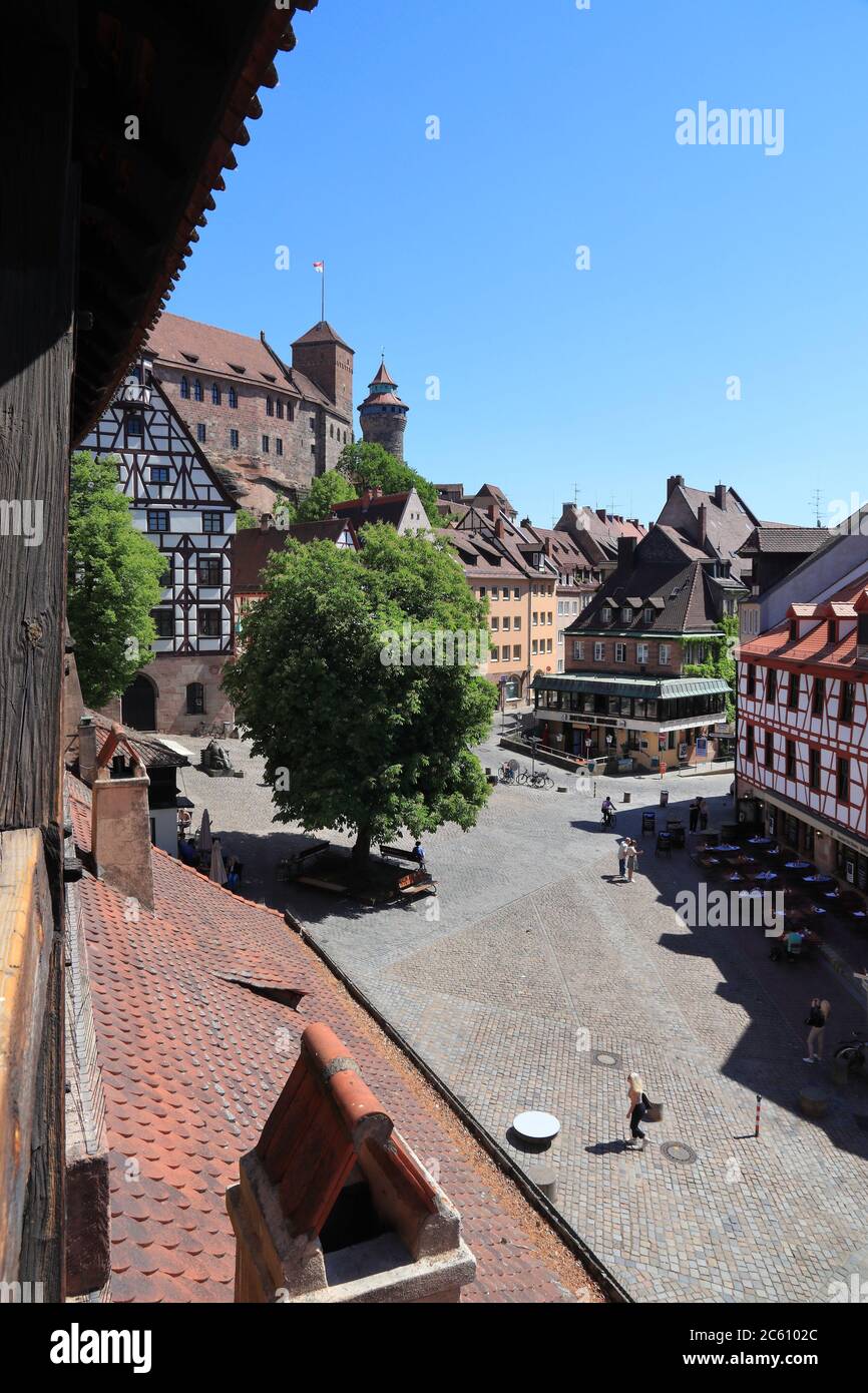 Castle nuremberg cafe hi-res stock photography and images - Alamy