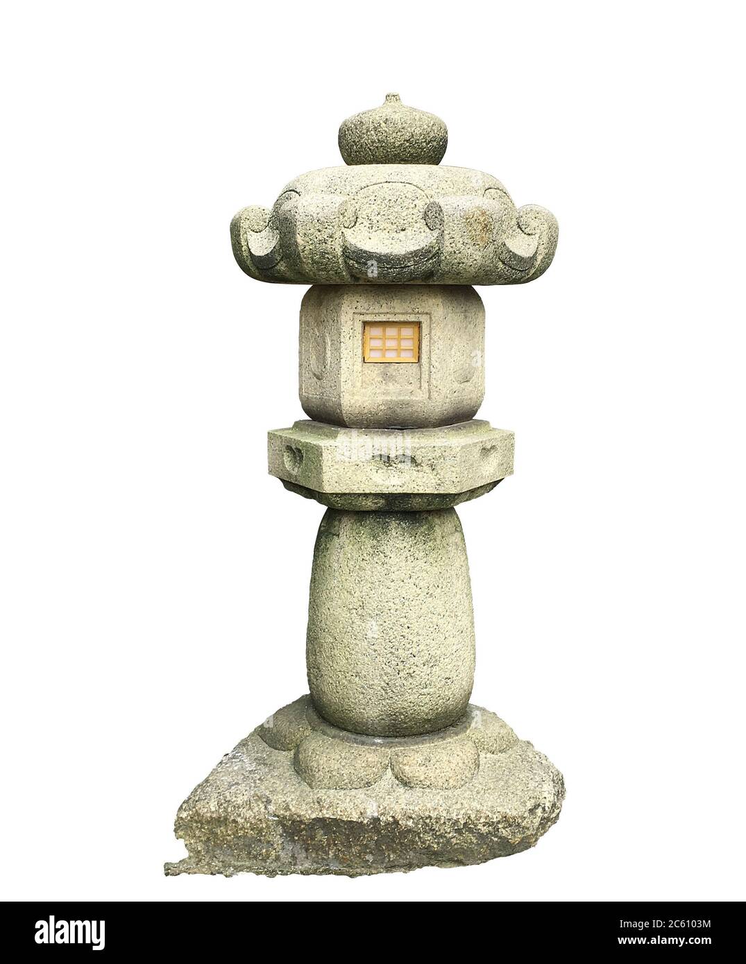 Asian stone lantern Cut Out Stock Images & Pictures - Alamy