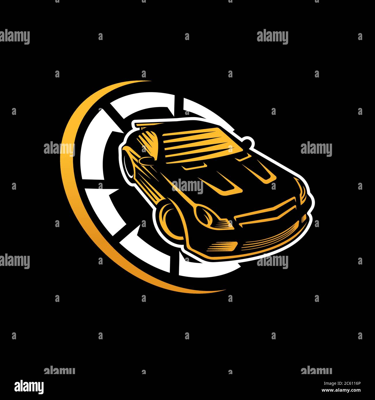 Auto Car Logo icon Vector Illustration template. Modern Sport Car ...