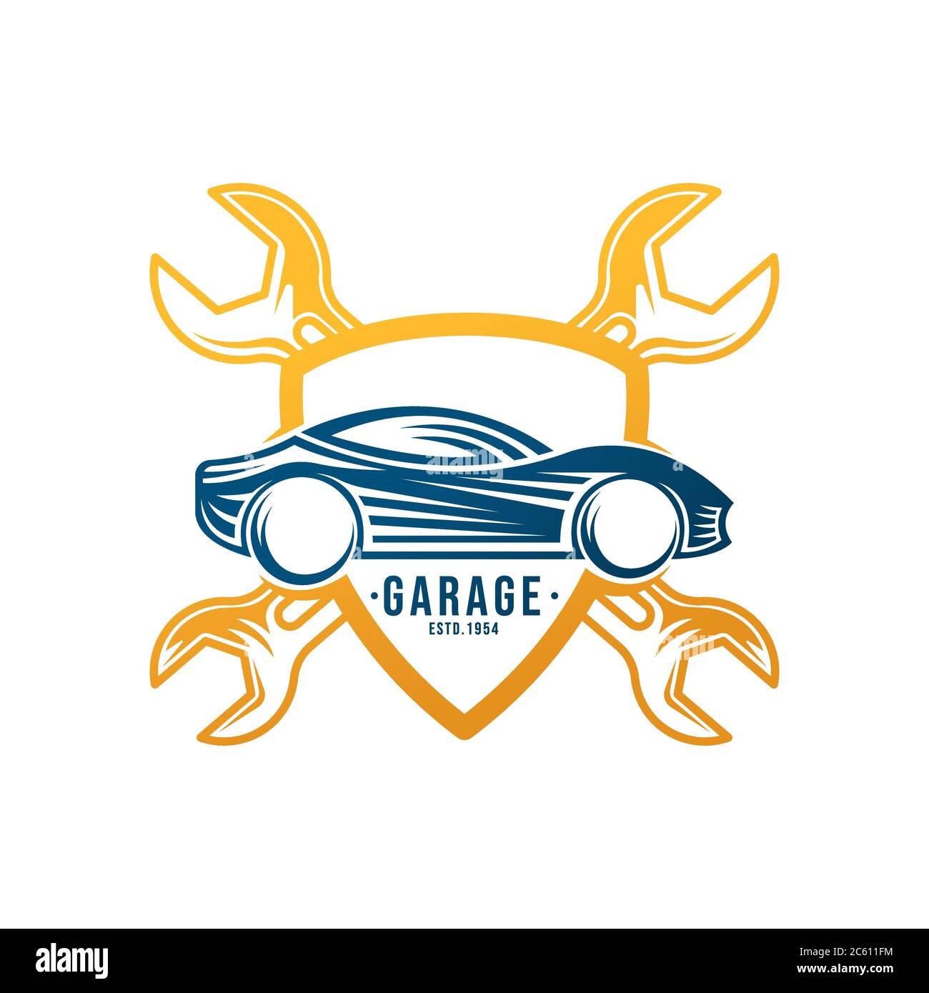 Auto Car Service Logo icon Vector Illustration template. Modern Car ...
