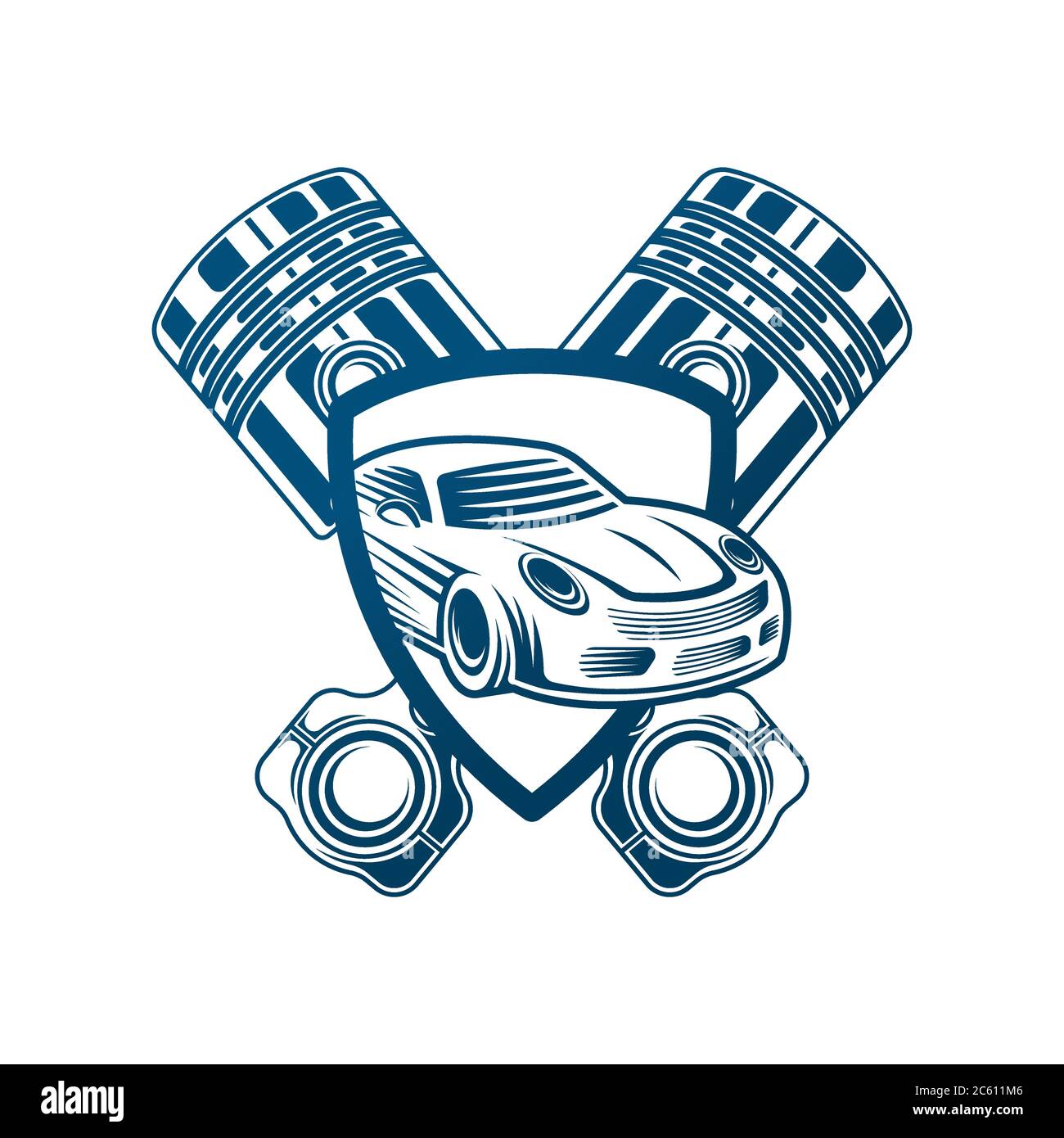 Auto Car Service Logo icon Vector Illustration template. Modern Car ...