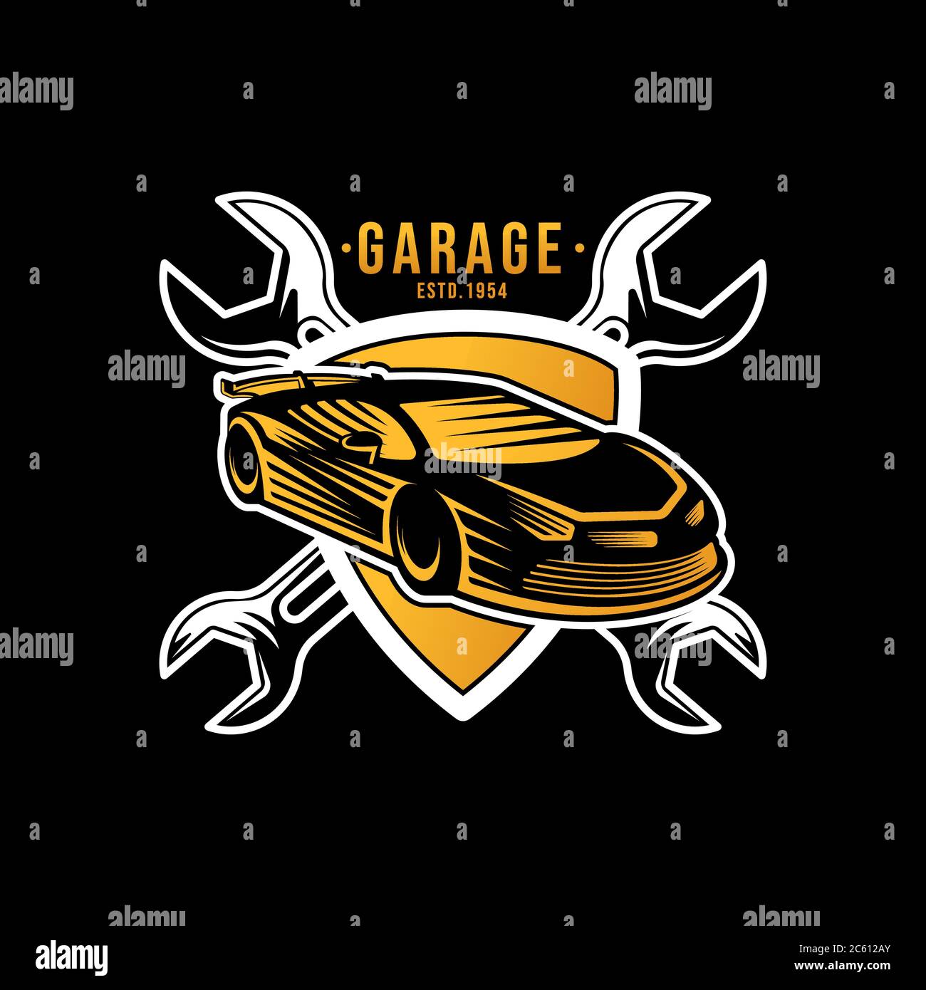 Auto Car Service Logo icon Vector Illustration template. Modern Car ...