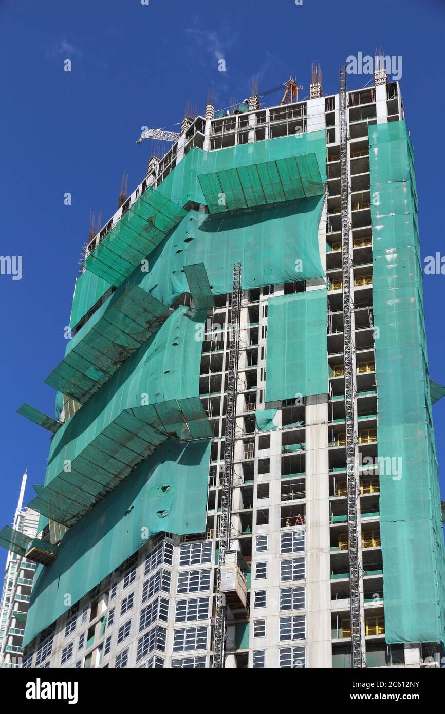 Office building construction - generic tall building development in ...