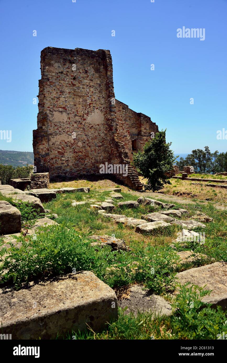Cilento National Park, Campania, Italy. Elea (Roman name Velia) Greek ...