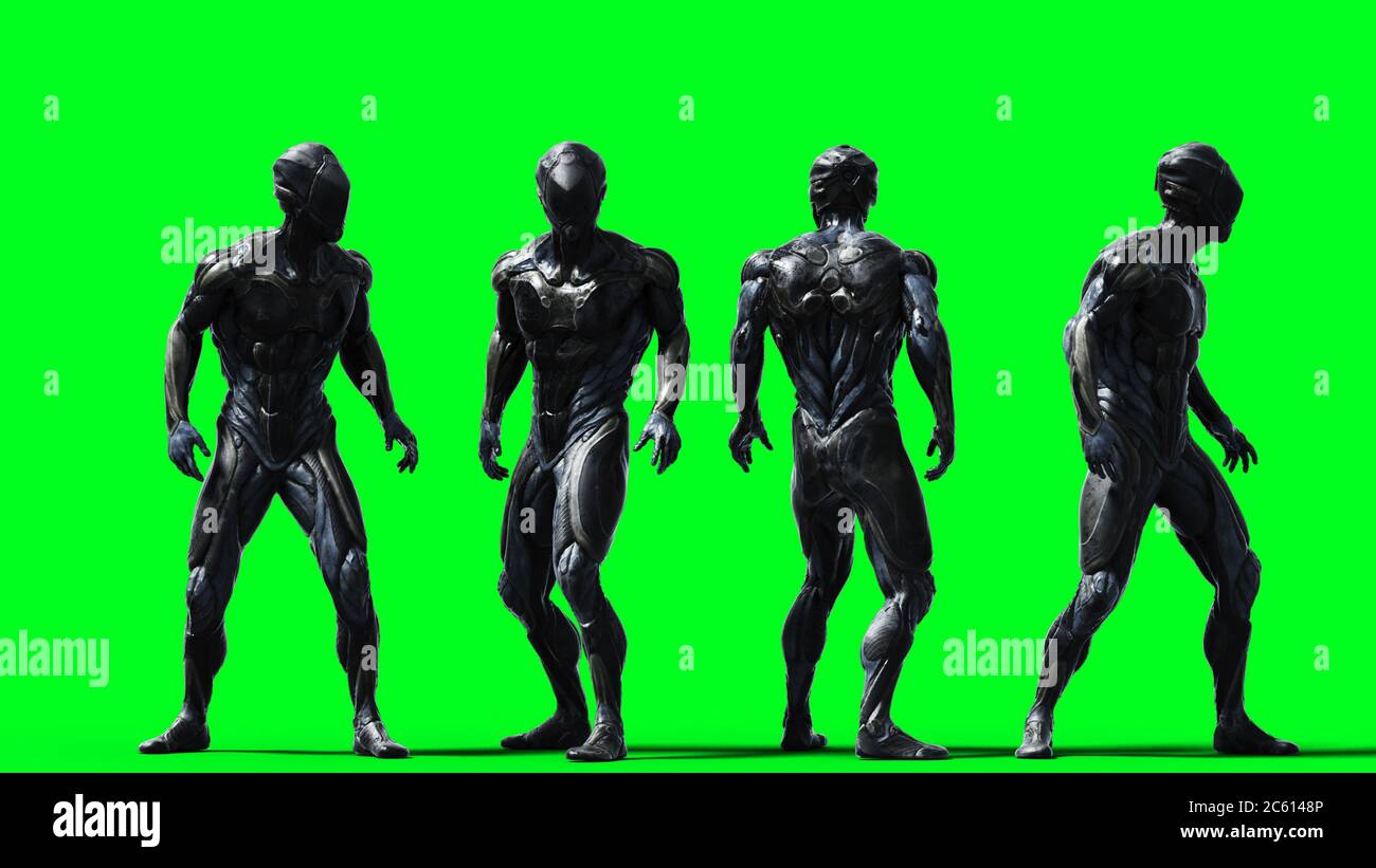 Rendering green gun isolated on hi-res stock photography and images - Alamy