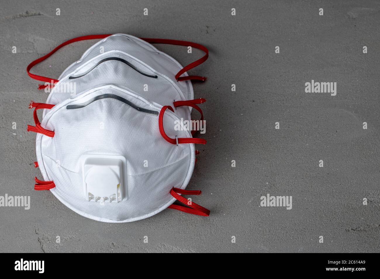 Protective medical face mask against pollution and infections Stock ...