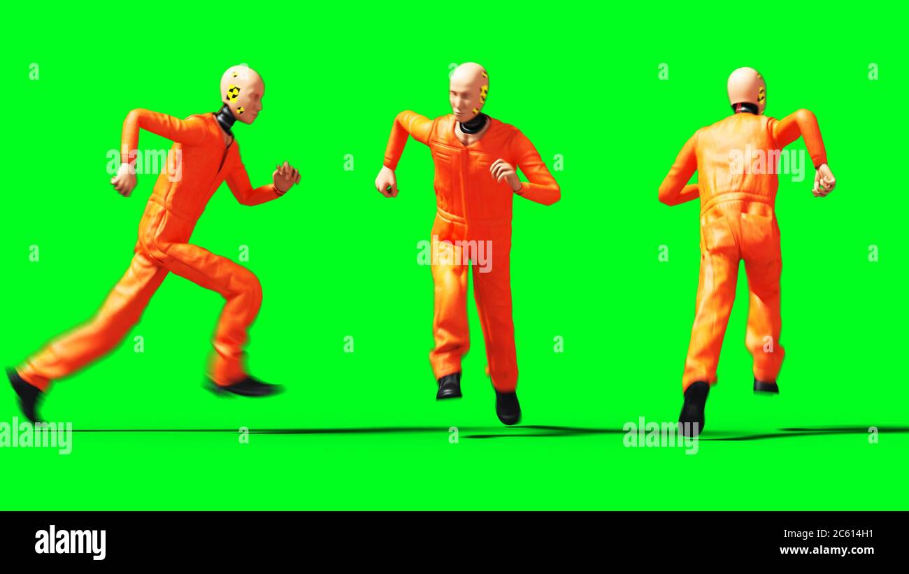 dummy, mannequin isolate on green screen. 3d rendering Stock Photo - Alamy
