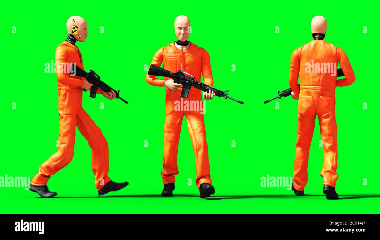 dummy, mannequin isolate on green screen. 3d rendering Stock Photo - Alamy