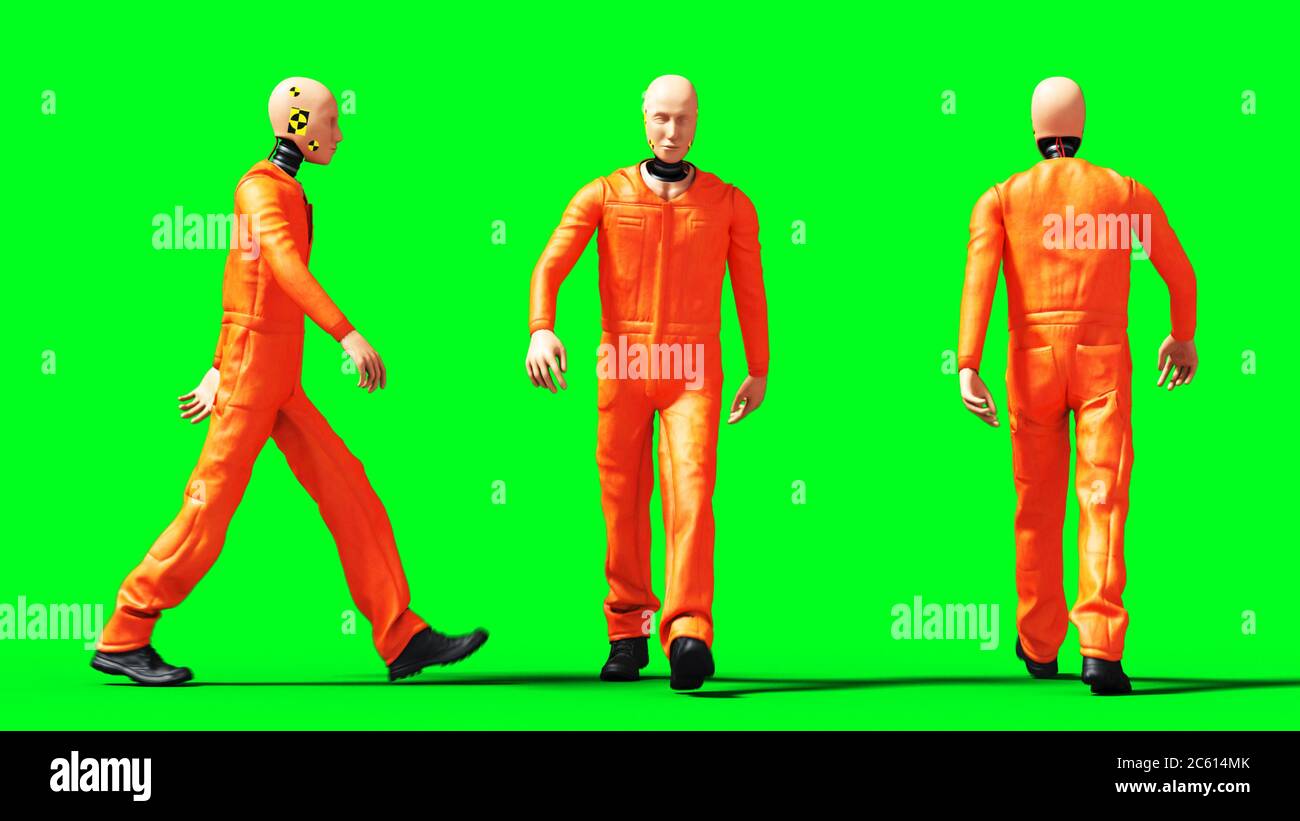 dummy, mannequin isolate on green screen. 3d rendering Stock Photo - Alamy