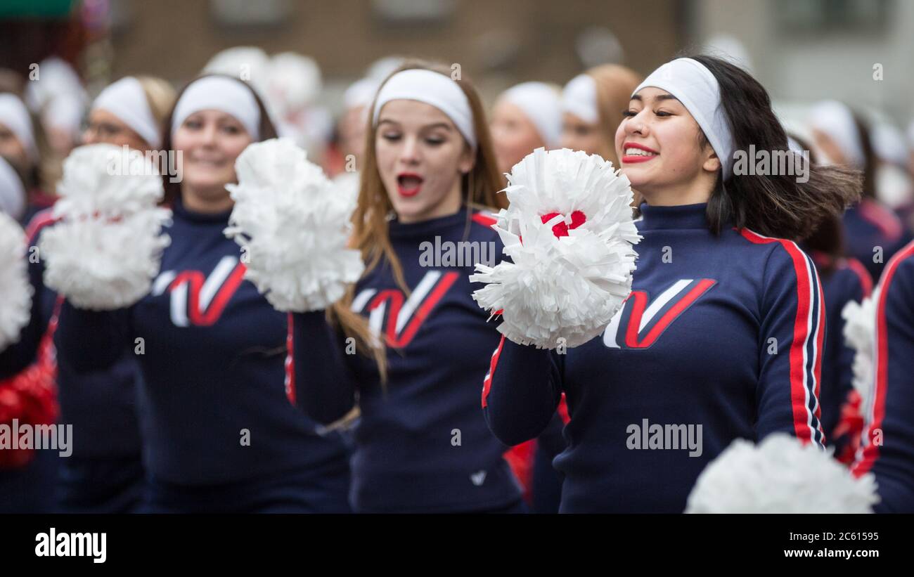 Varsity All American Cheerleaders entertain perform at 'London’s New ...