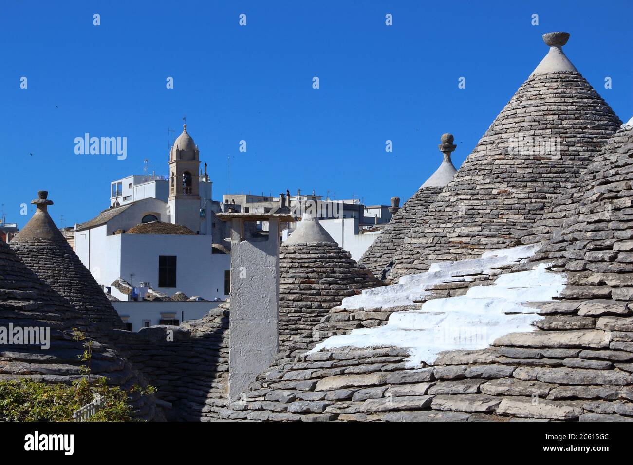 Alberobello traditional houses - trulli. Apulia region of Italy ...