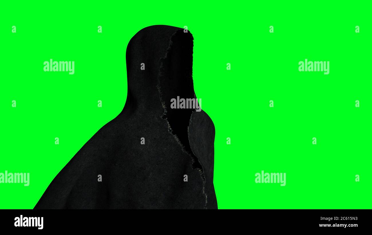 Scary fear ghost animation . 3d realistic render Stock Photo - Alamy