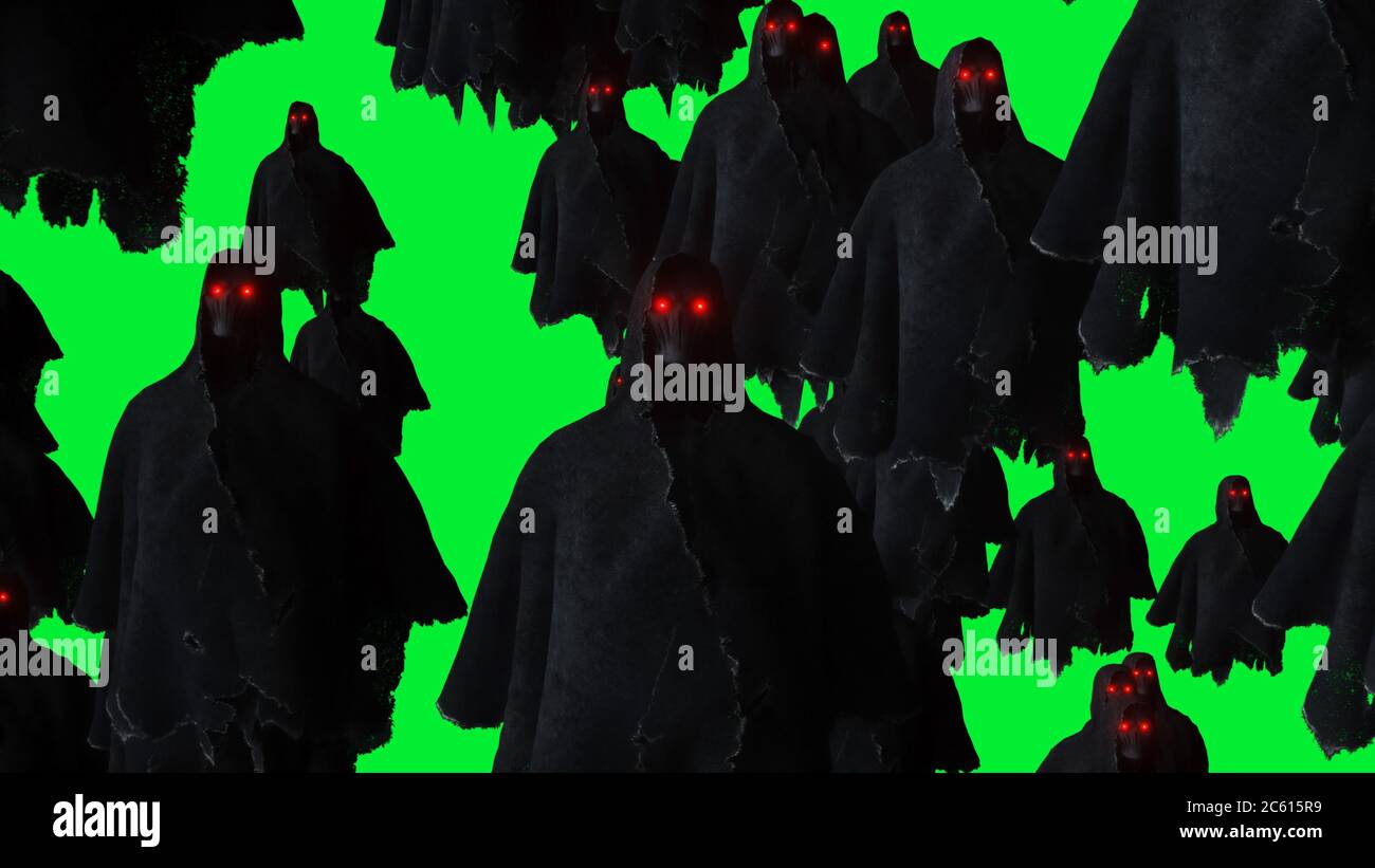 Scary fear ghost animation . 3d realistic render Stock Photo - Alamy