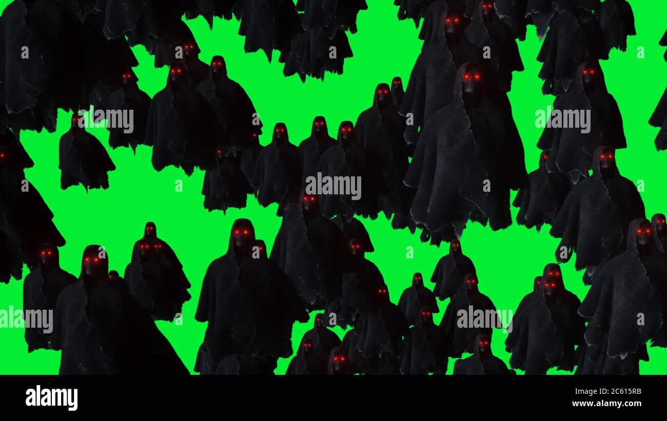 Scary fear ghost animation . 3d realistic render Stock Photo - Alamy