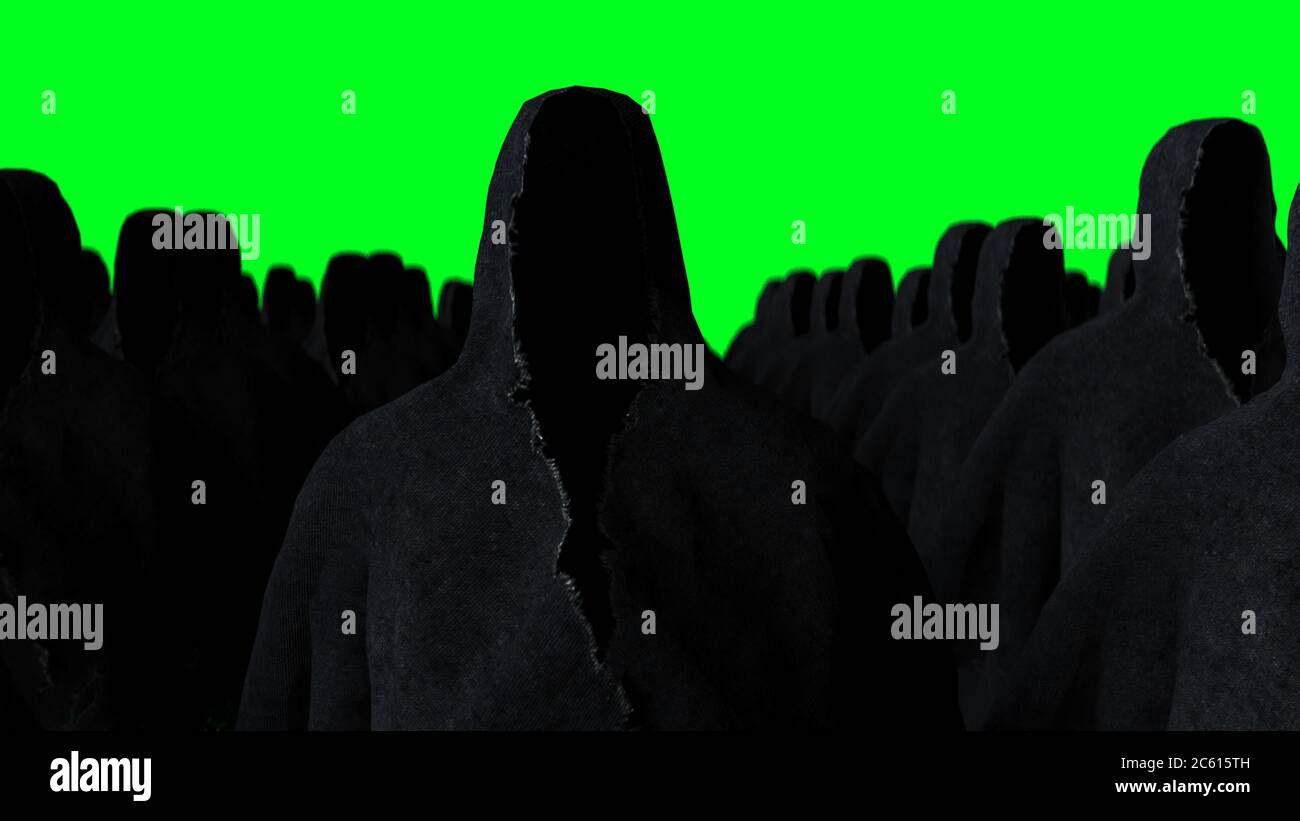 Scary fear ghost animation . 3d realistic render Stock Photo - Alamy