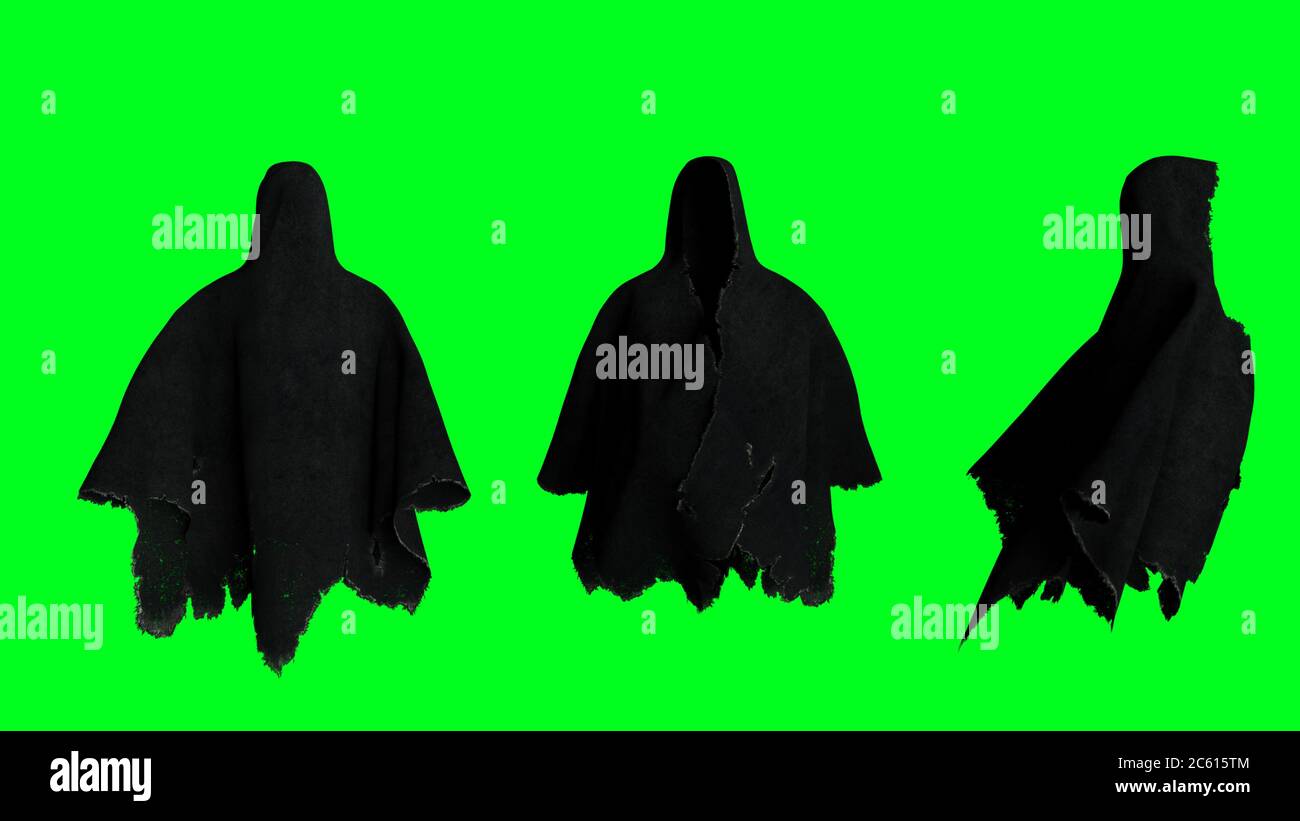 Scary fear ghost animation . 3d realistic render Stock Photo - Alamy