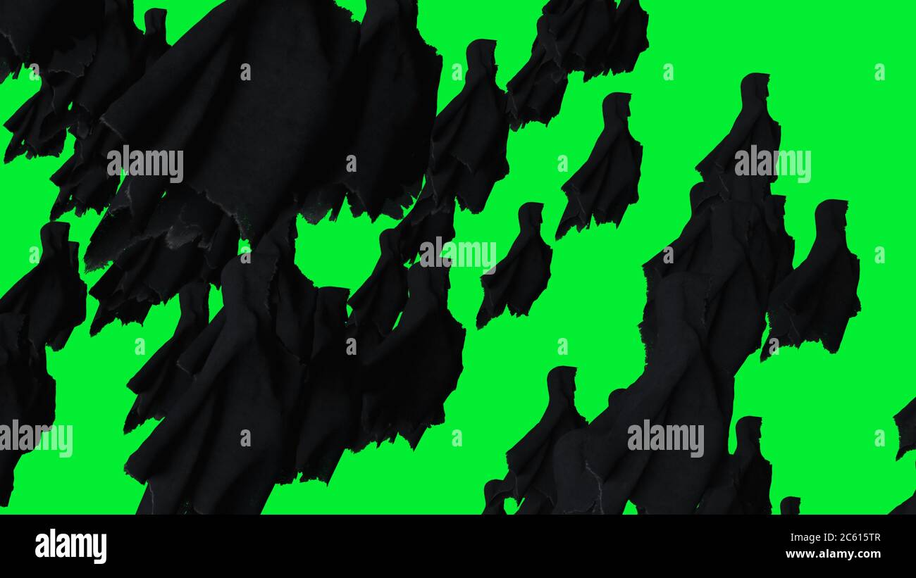 Scary fear ghost animation . 3d realistic render Stock Photo - Alamy