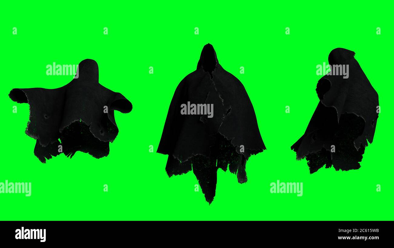 Scary fear ghost animation . 3d realistic render Stock Photo - Alamy