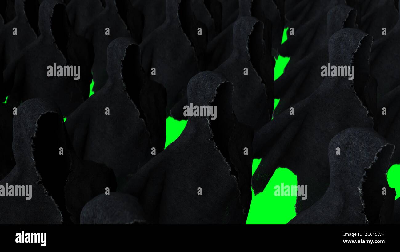 Scary fear ghost animation . 3d realistic render Stock Photo - Alamy