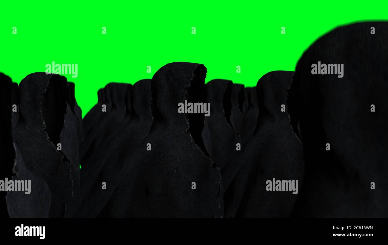 Scary fear ghost animation . 3d realistic render Stock Photo - Alamy