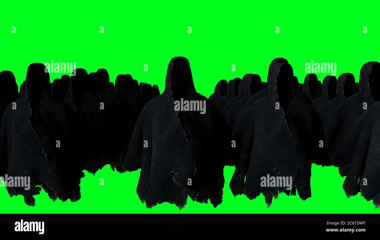 Scary fear ghost animation . 3d realistic render Stock Photo - Alamy