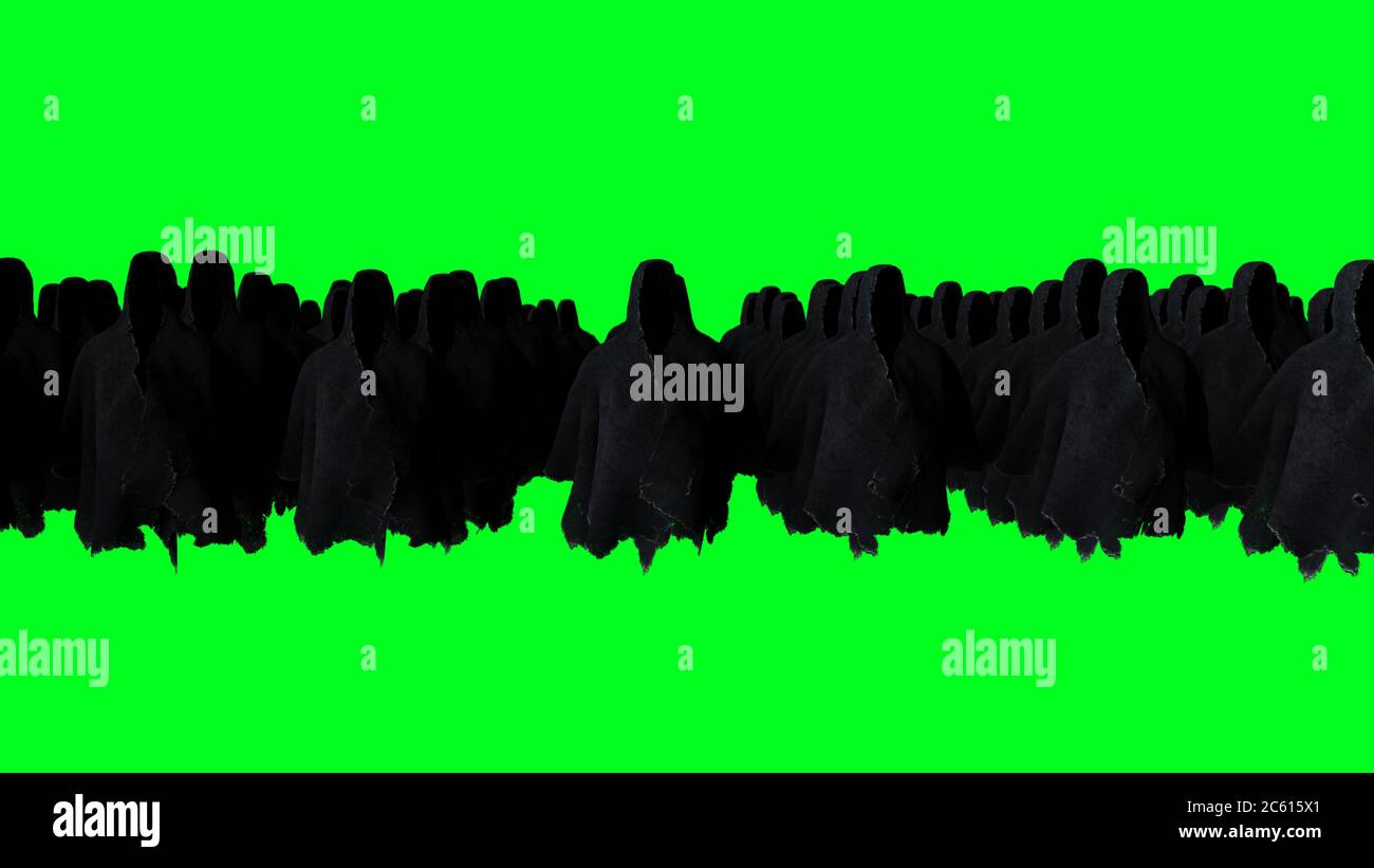 Scary fear ghost animation . 3d realistic render Stock Photo - Alamy