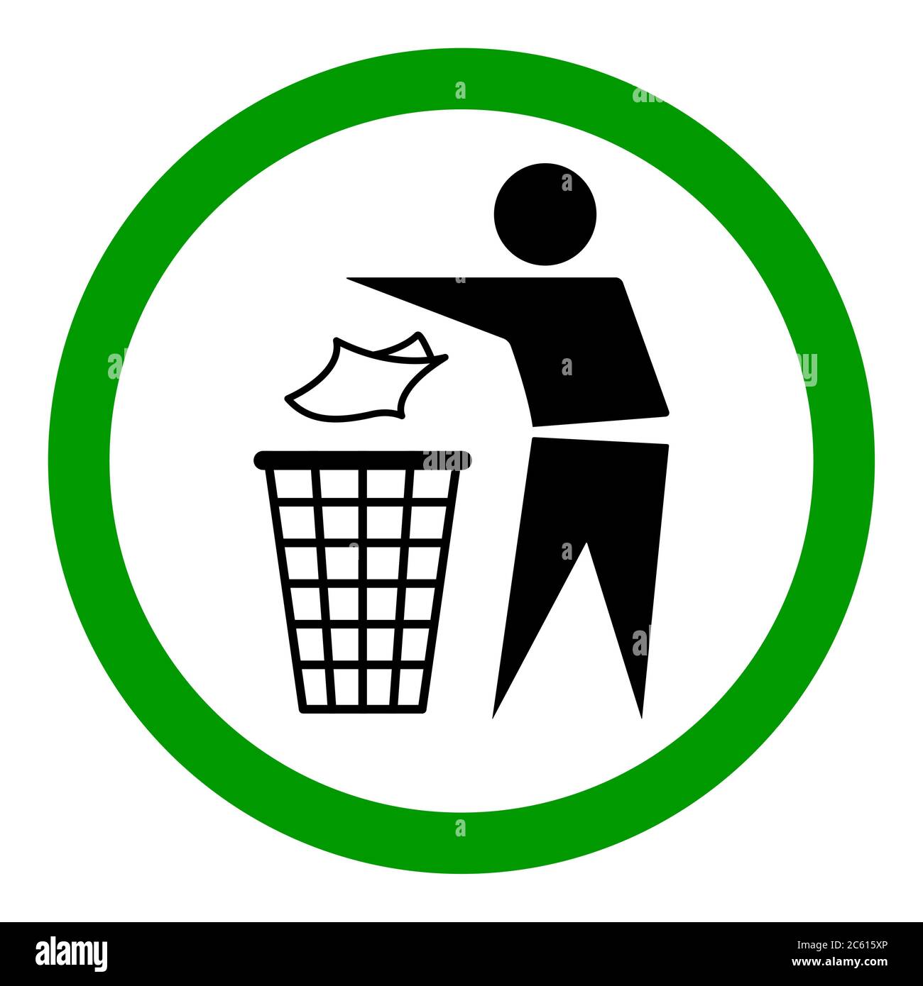 Keep clean sign Stock Vector Images - Alamy