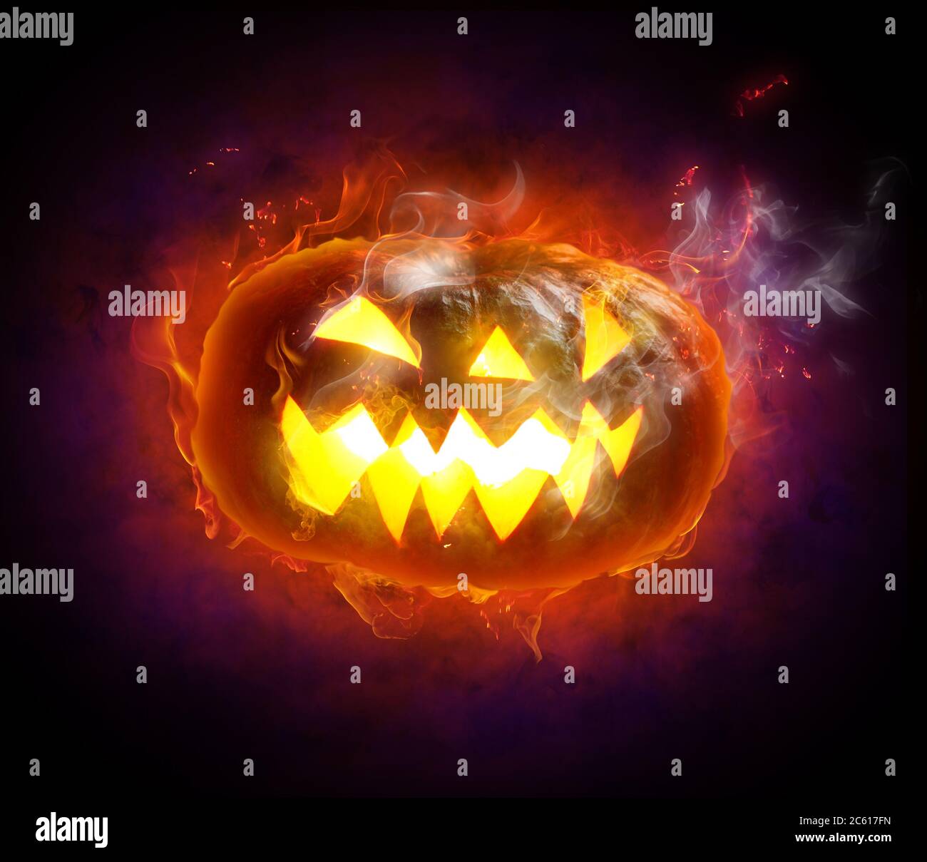 flamy symbol on the black background Stock Photo - Alamy