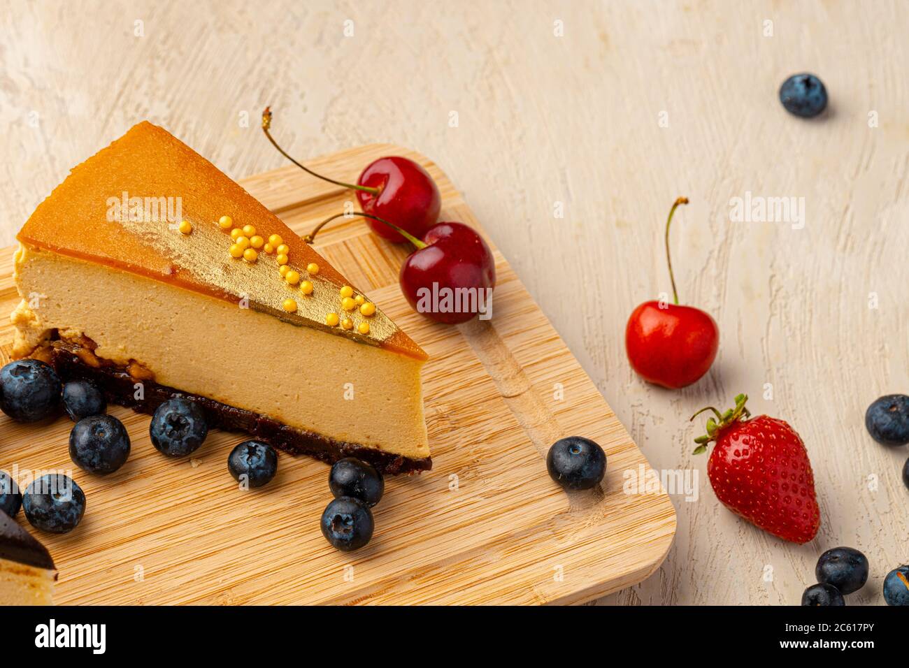Piece delicious souffle cake hi-res stock photography and images - Alamy