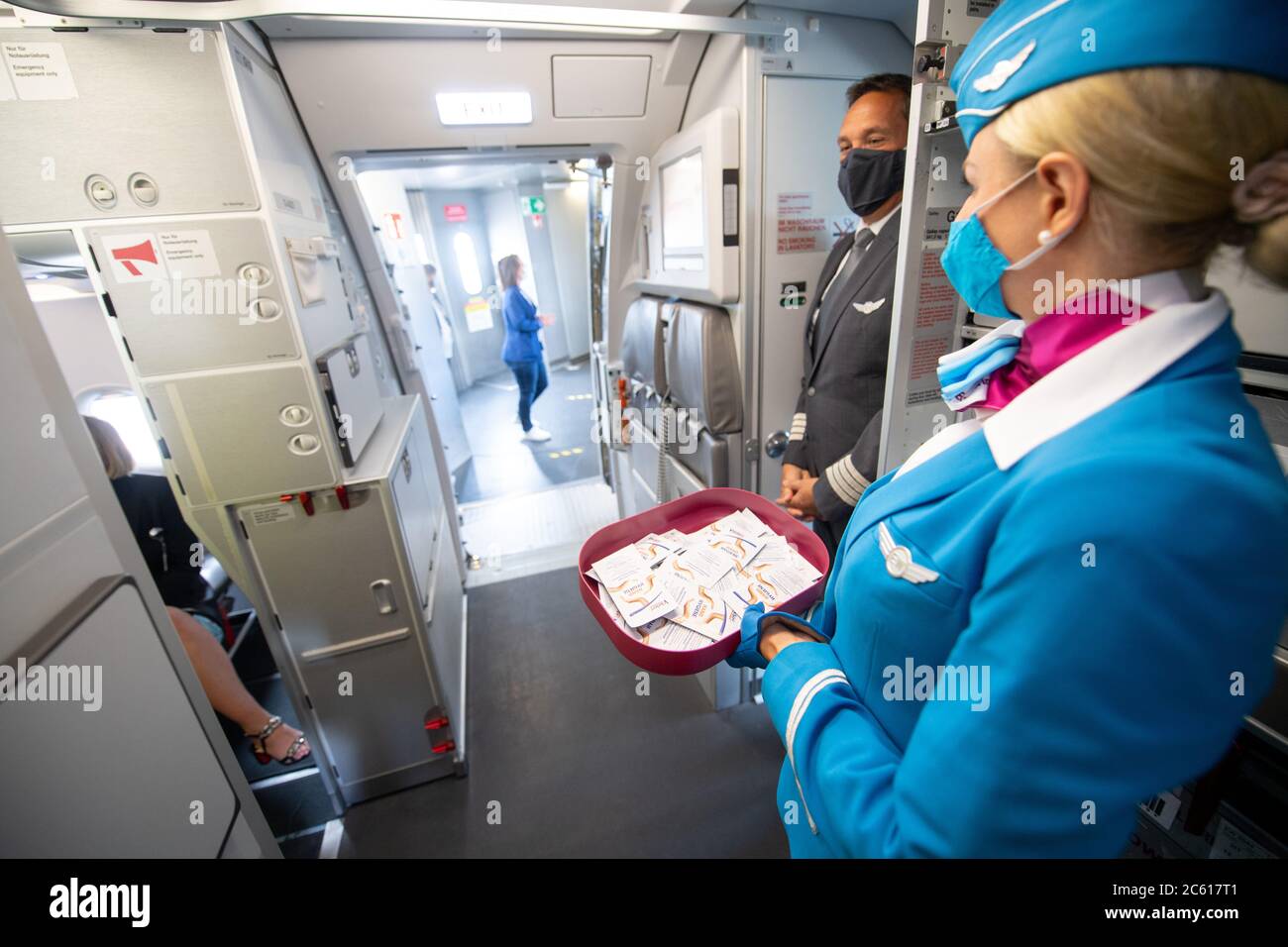 Eurowings flight attendant hi-res stock photography and images - Alamy