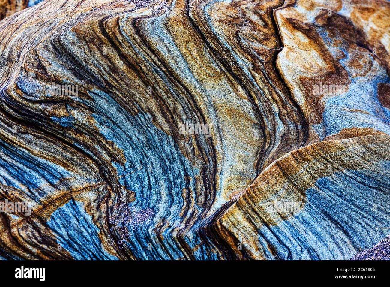 Sandstone rock spittal beach hi-res stock photography and images - Alamy