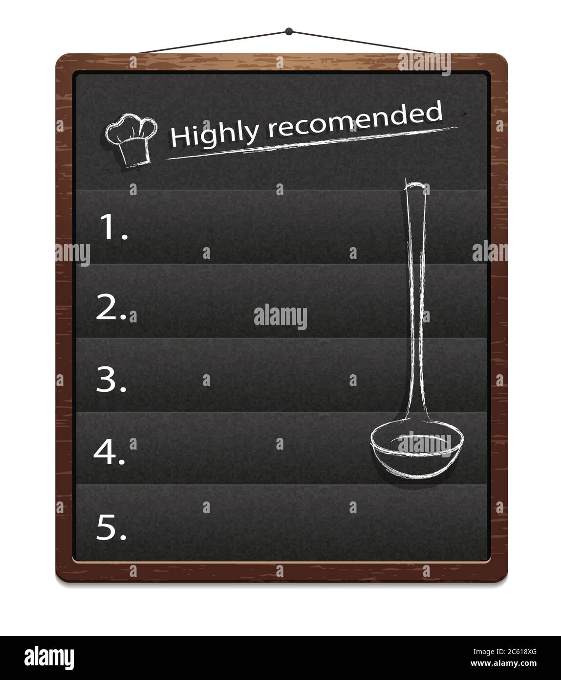 Food menu advertisement Cut Out Stock Images & Pictures - Alamy