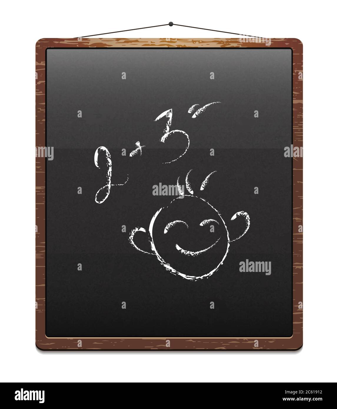 Black board lesson 2 Stock Vector Images - Alamy
