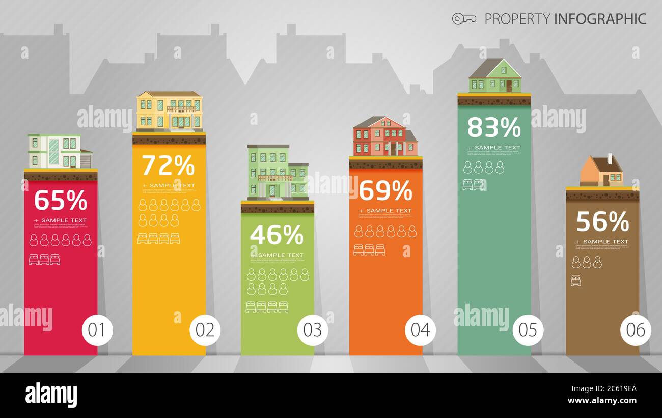 Flat vector buildings Stock Vector Image & Art - Alamy