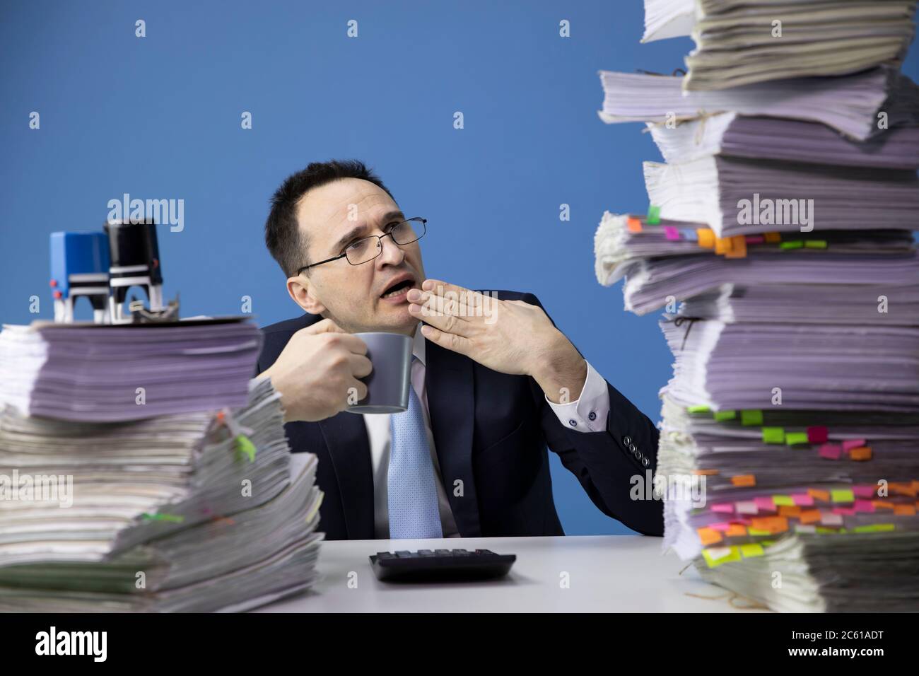 Huge stack of paperwork hi-res stock photography and images - Alamy