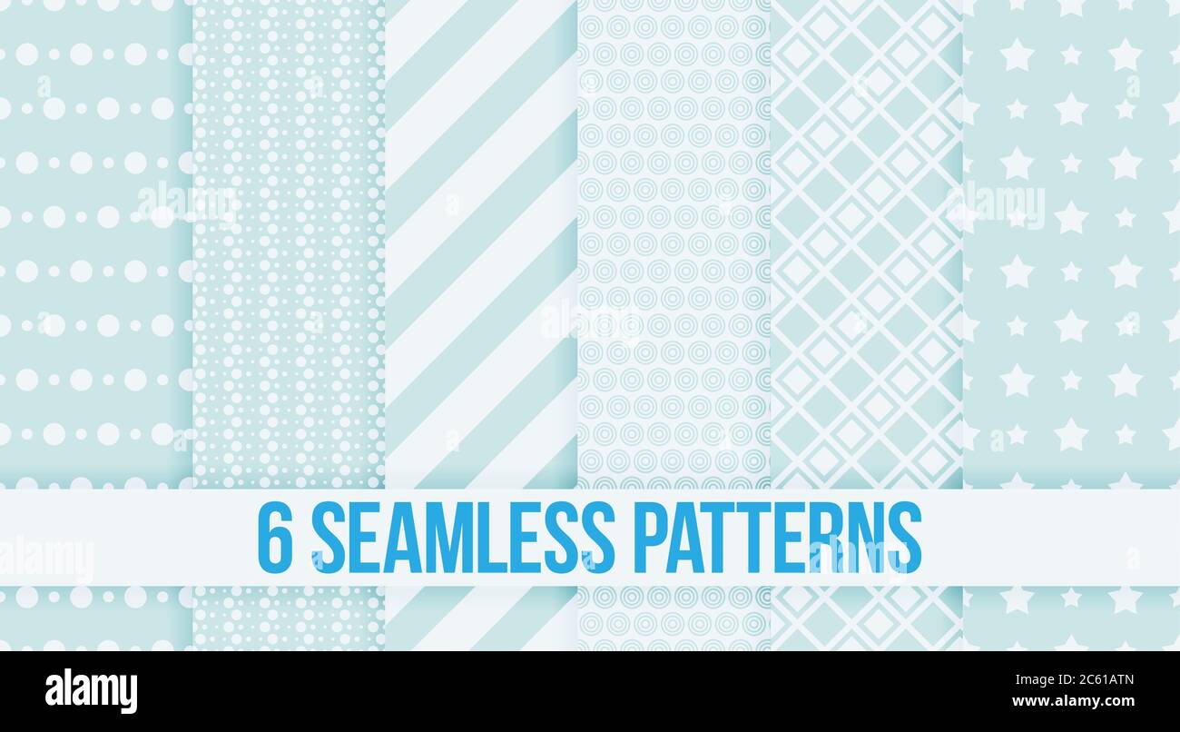 Six Seamless geometric patterns Stock Vector Image & Art - Alamy