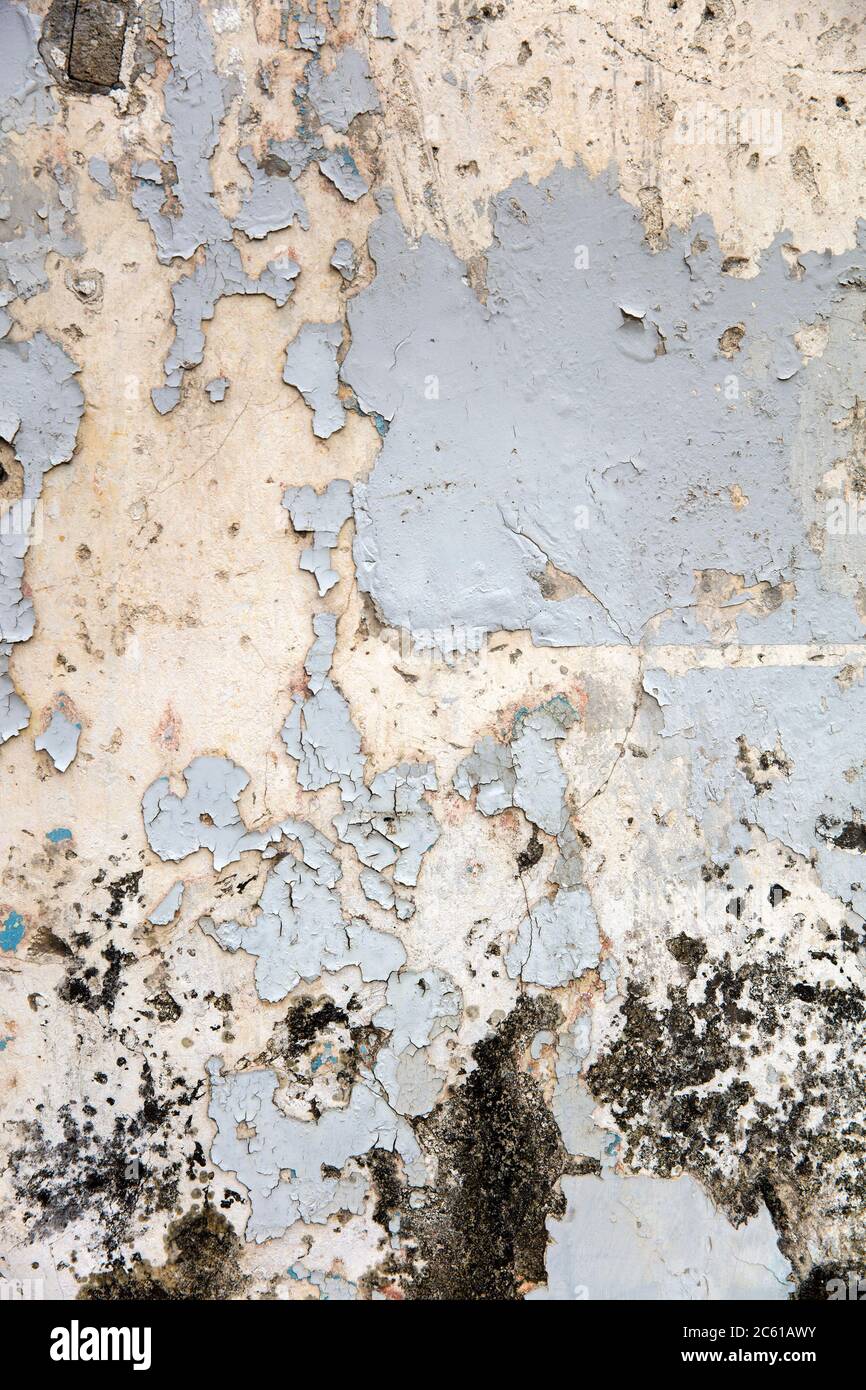 Old weathered wall with peeling paint backdrop Stock Photo - Alamy