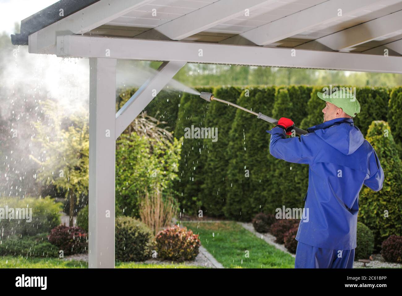 Pressure washer garden hi-res stock photography and images - Alamy