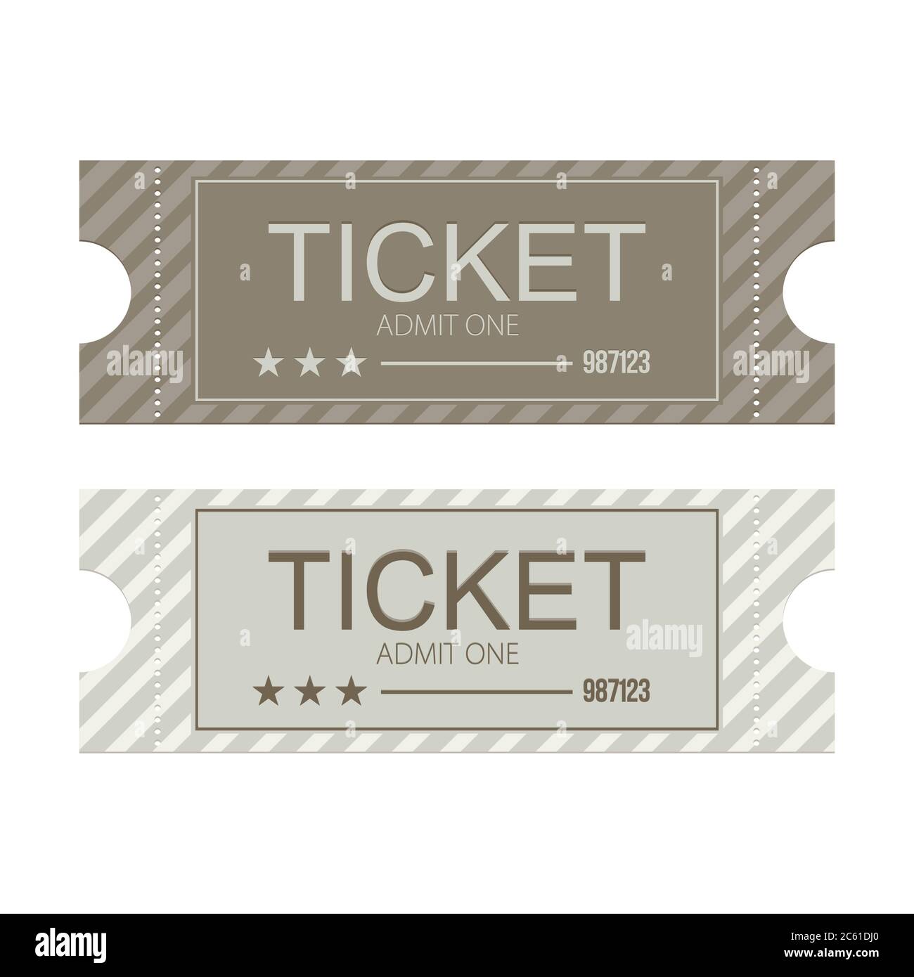 Tickets icon. Flat design. Vector illustration Stock Vector Image & Art ...