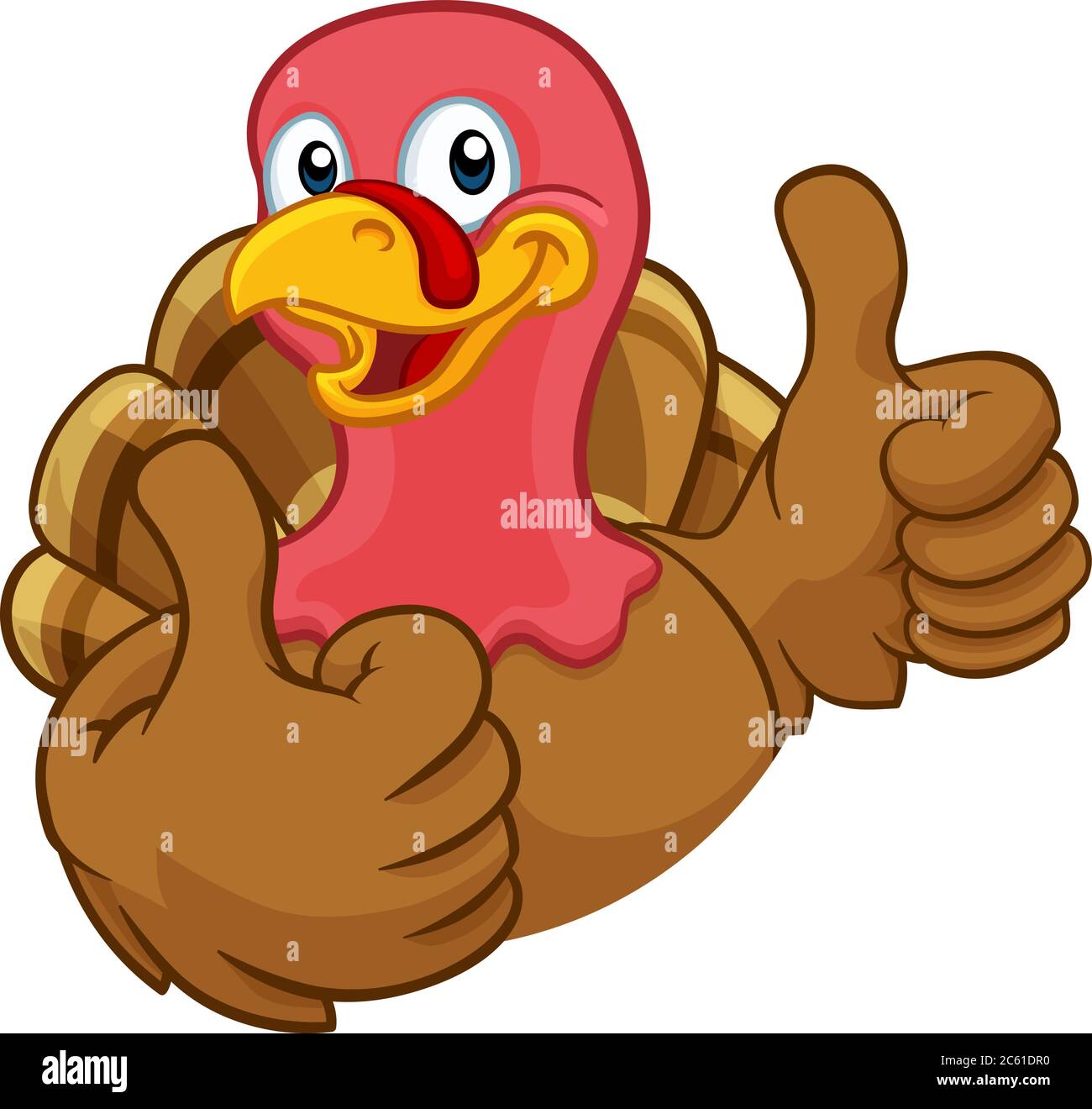 Happy Turkey Thumbs Up