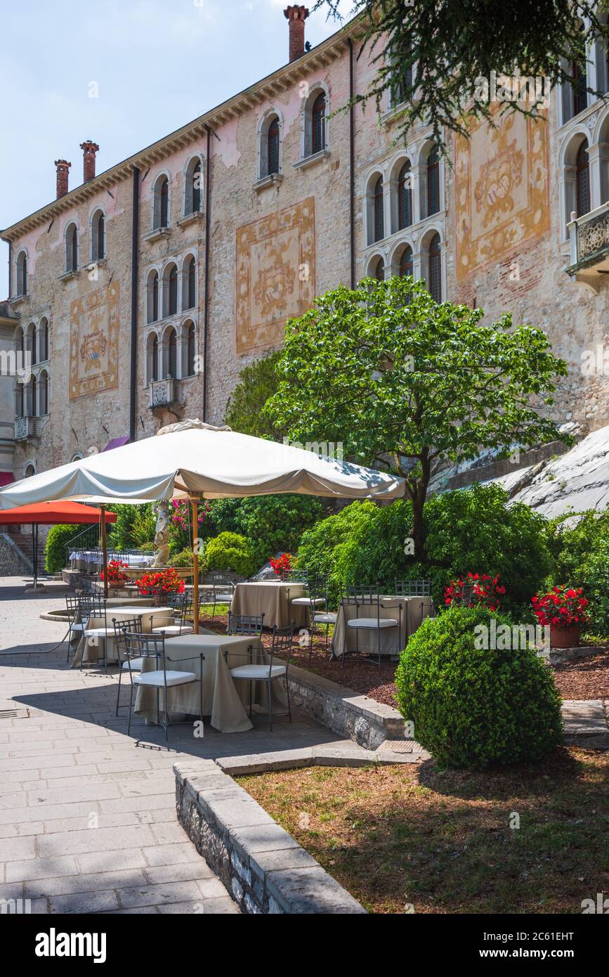 Castel Brando. Evolution of a stately castle. Treviso Stock Photo - Alamy