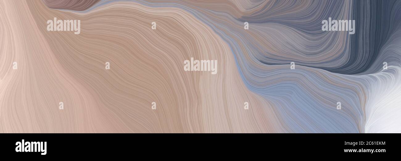 unobtrusive banner with elegant curvy background design with dark gray ...