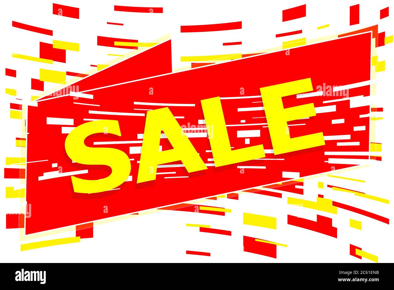Colorful sale banner template vector background illustration Stock ...