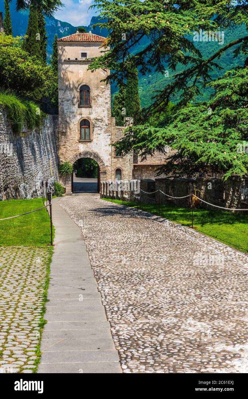 Castel Brando. Evolution of a stately castle. Treviso Stock Photo - Alamy