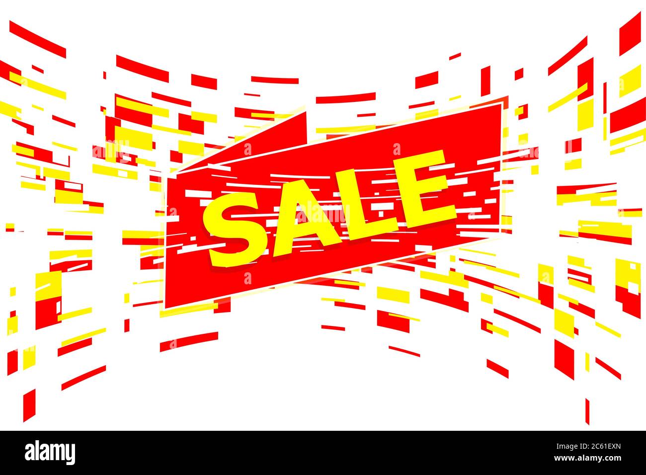 Colorful sale banner template vector background illustration Stock ...