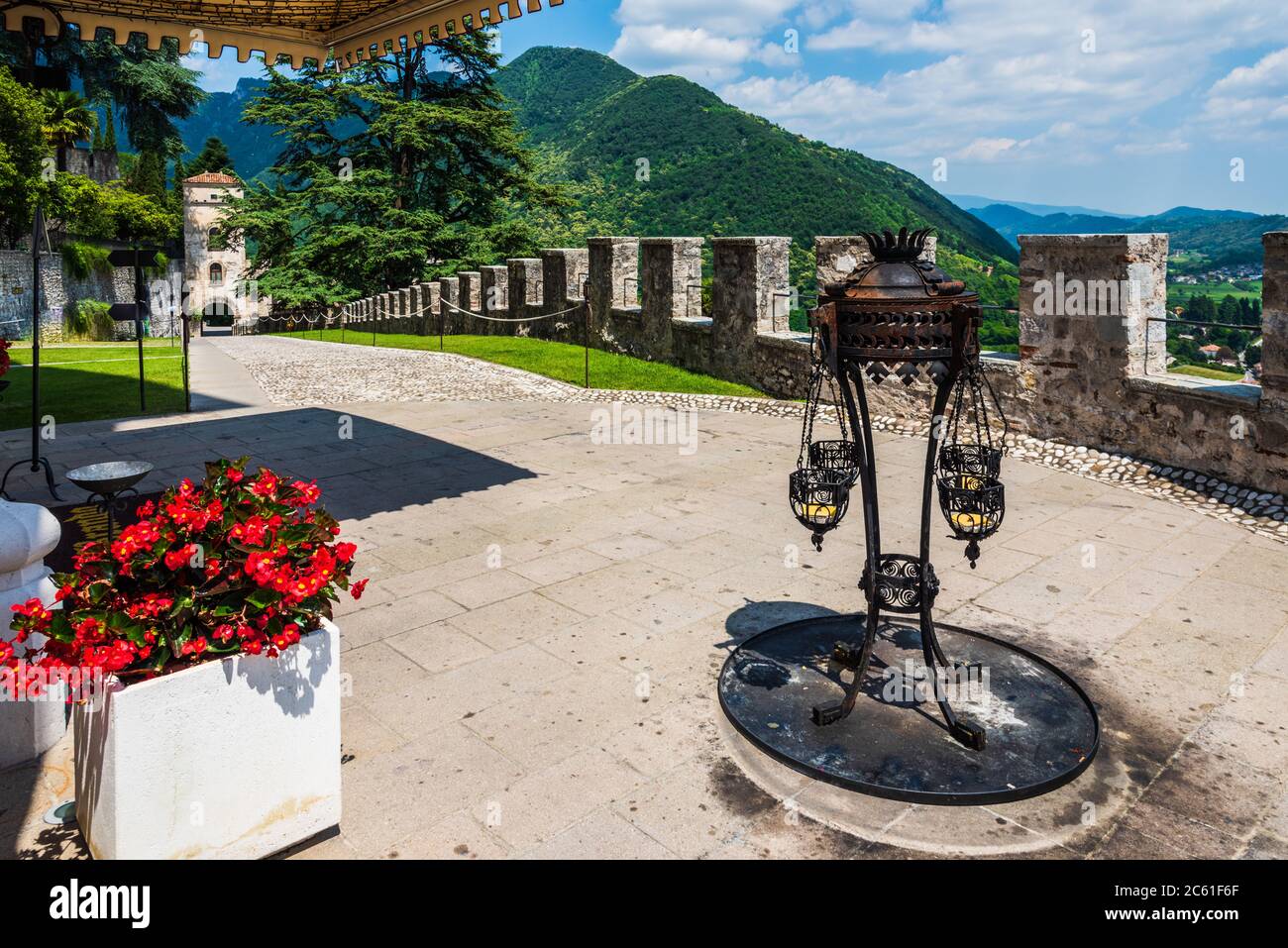 Castel Brando. Evolution of a stately castle. Treviso Stock Photo - Alamy